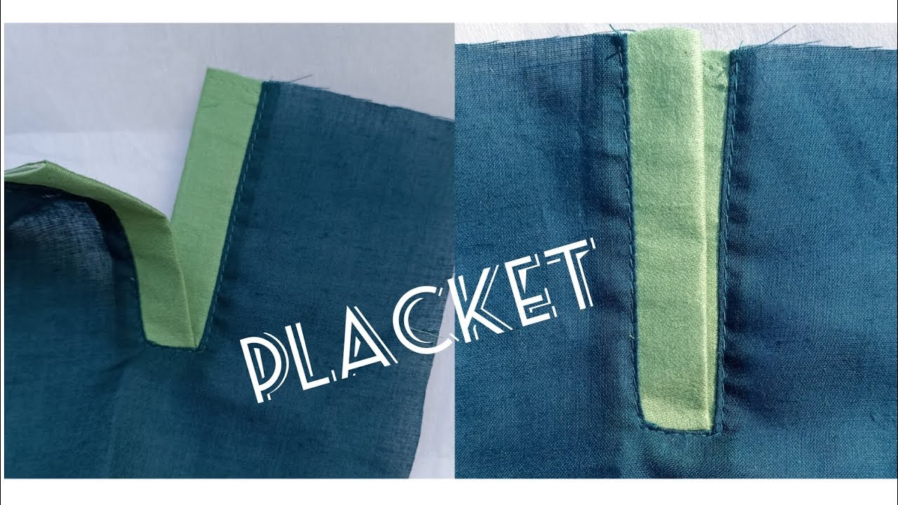 How to make perfect placket easy way/ sewing tips and tricks#shorts # ...
