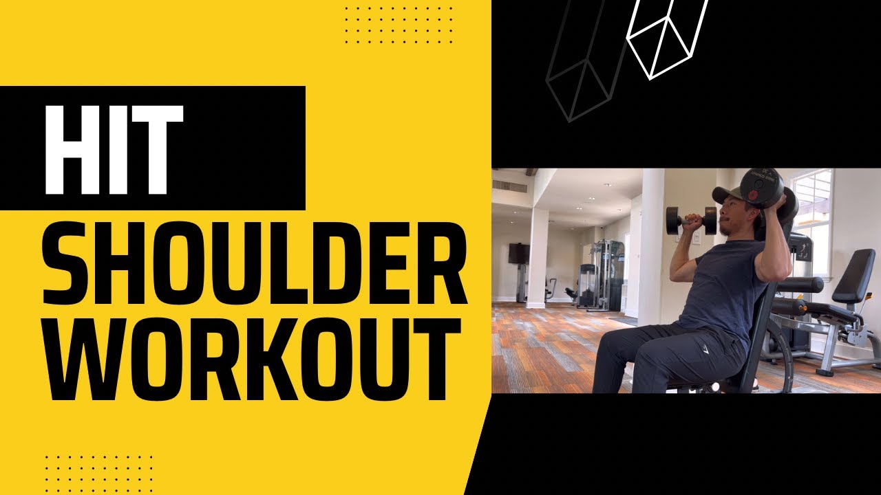 Shoulder Workout High Intensity Training (HIT) DB Shoulder Press - YouTube