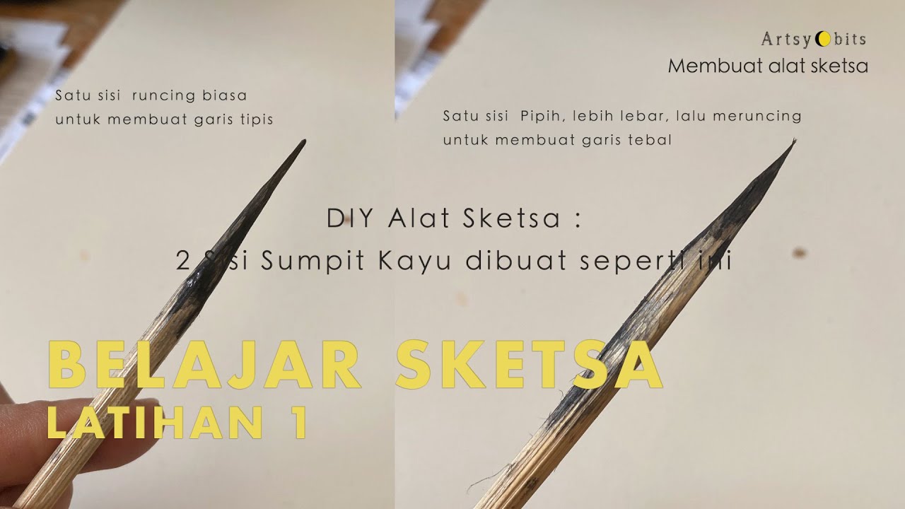 Tentang Sketsa : Latihan 1 | Belajar Sketsa dengan Tinta Cina (Chinese ...