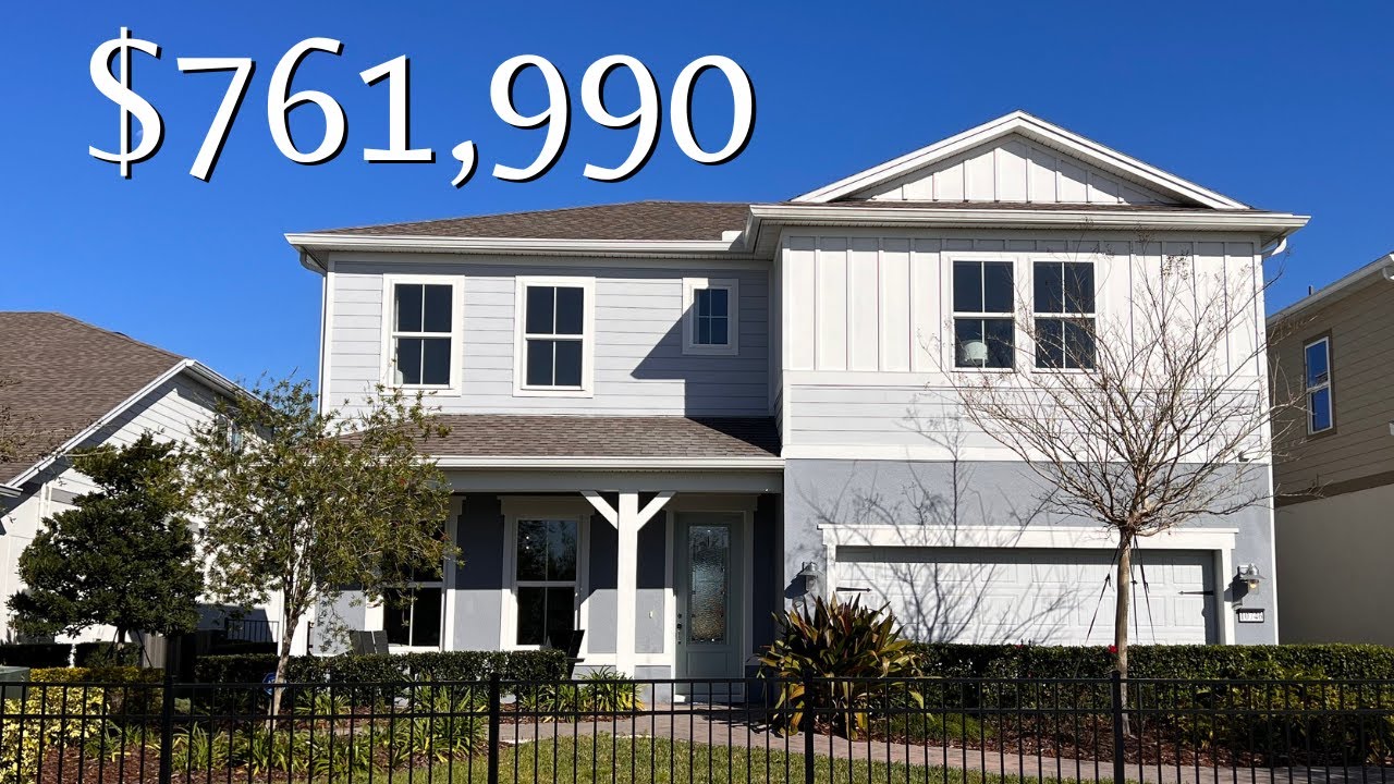 New Construction | Whitestone Model Home Tour | Orlando Florida - YouTube