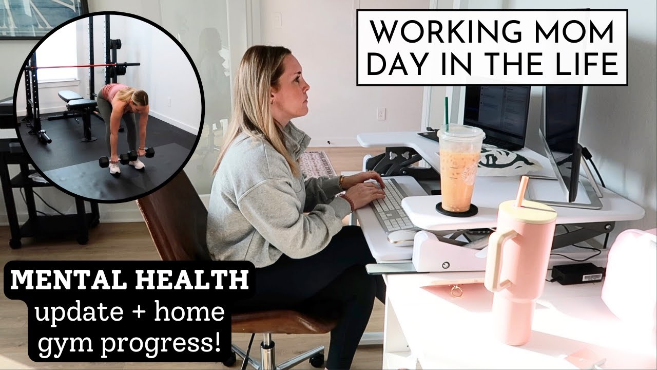 Day in the Life of a Working Mom | Mental Health Update - YouTube
