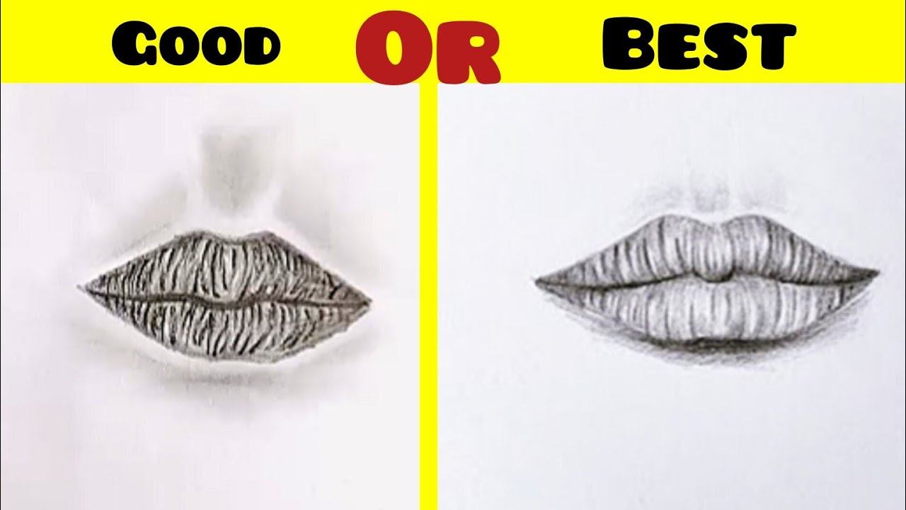 lips tutorial 👄 easy step by step || Mella 000 - YouTube