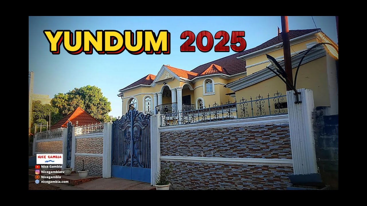 This is Yundum New Residence in The Gambia 2025 - YouTube