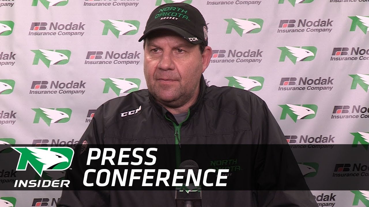 UND Hockey | Brad Berry Press Conference | 3/13/18 - YouTube
