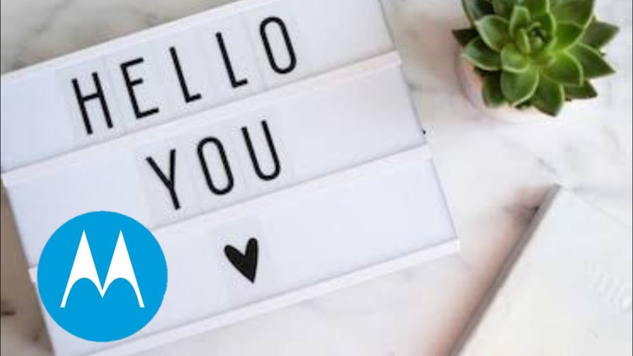 Hello You | La nueva plataforma de Motorola - YouTube