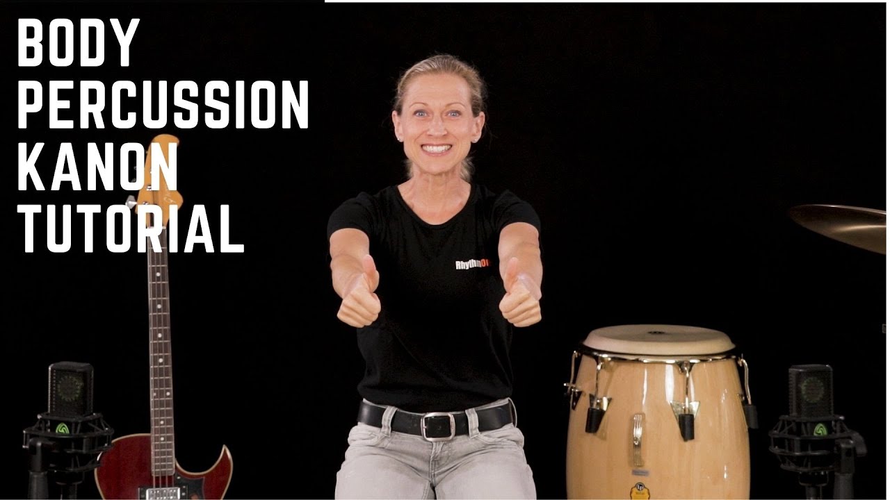 BODY PERCUSSION KANON Snap, black! TUTORIAL // Richard Filz - YouTube