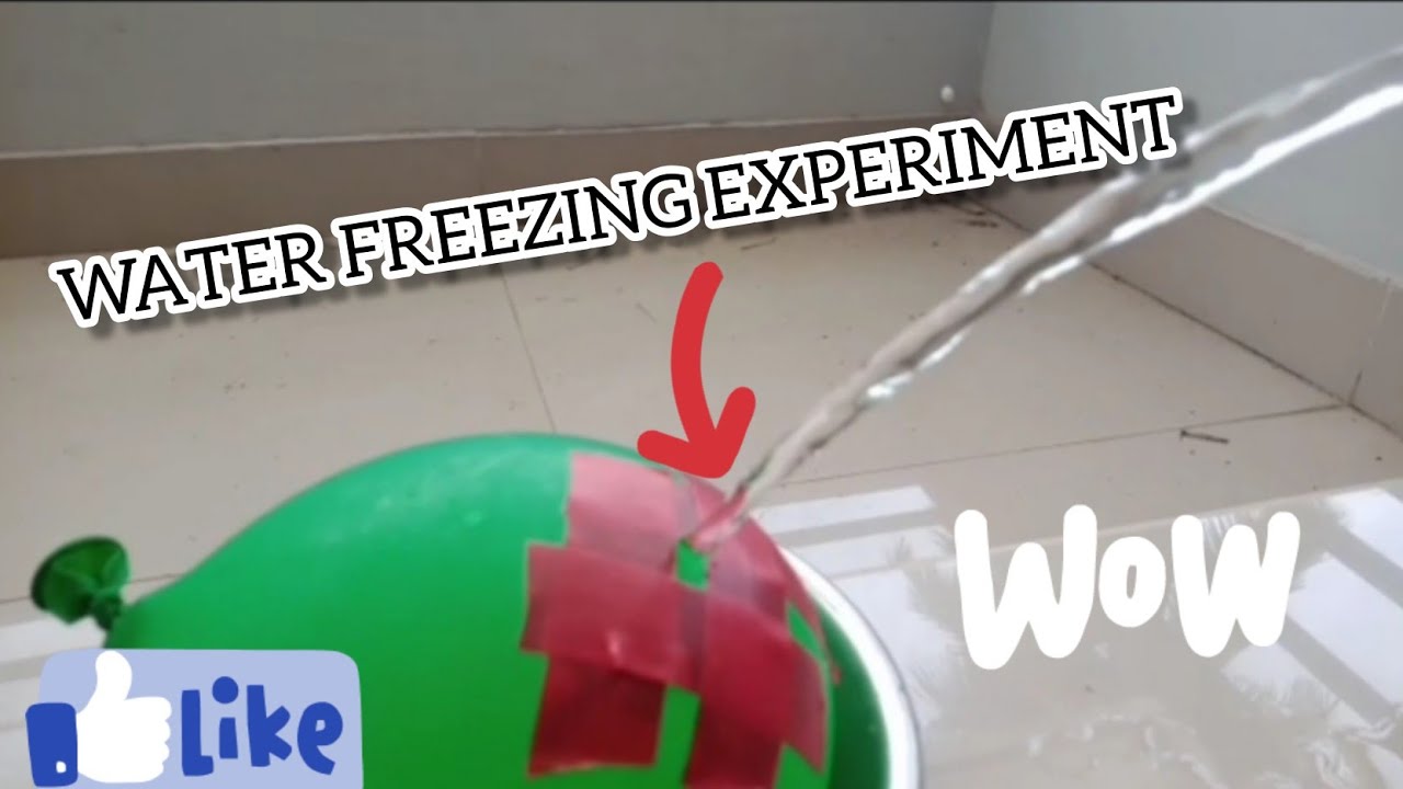 WATER FREEZING EXPERIMENT WITH BALLOON🔥🔥🔥 | ONLY 2 INGREDIANTS ...