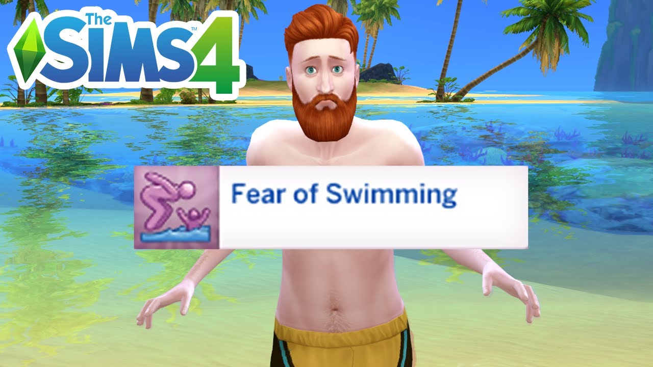 How To Remove The Fear Of Swimming - The Sims 4 - YouTube