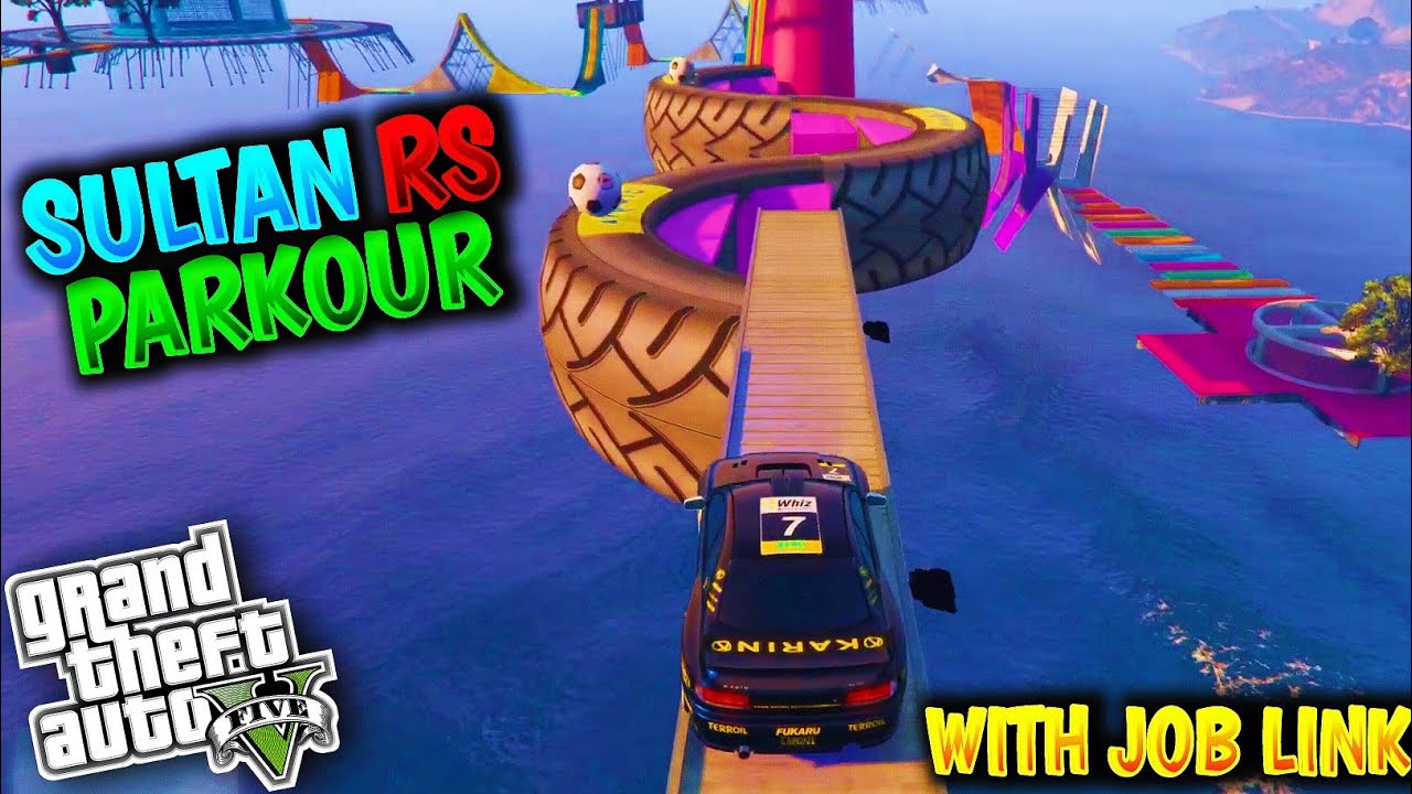 000.0001% Impossible Sultan RS Car Parkour Race in GTA 5! [With JOB ...