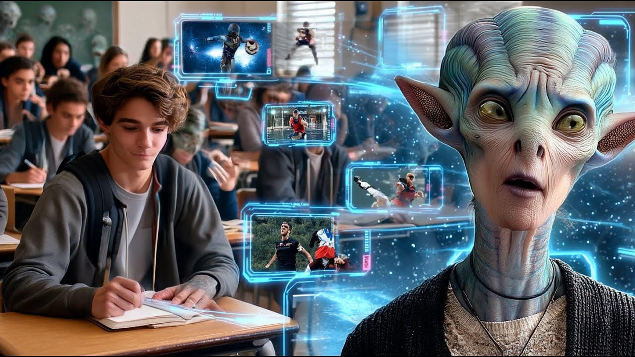 The Alien Professor Asked What Humans Do For Fun—The Class Footage Made ...