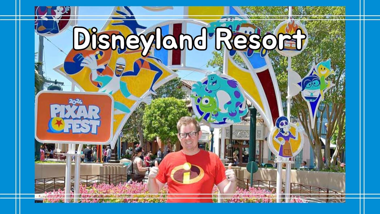 Pixar Fest at the Disneyland Resort Rides and Meeting Characters - YouTube