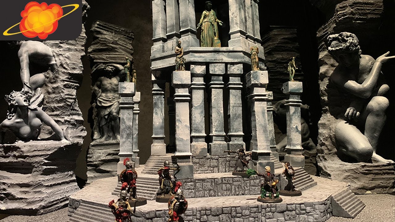 I Made Dark God Temple Terrain for Warhammer and D&D - YouTube