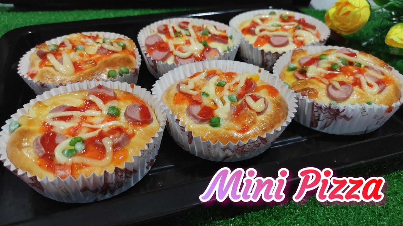 Resepi Mini Pizza Mudah Dan Sedap | Mini Pizza Recipe | วิธีทำมินิ ...