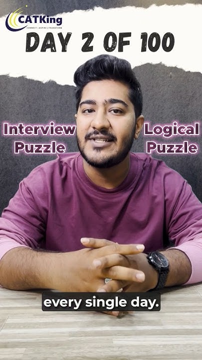 CATKing Day 2 - 100 Days Puzzle Challenge | Logical Reasoning - YouTube