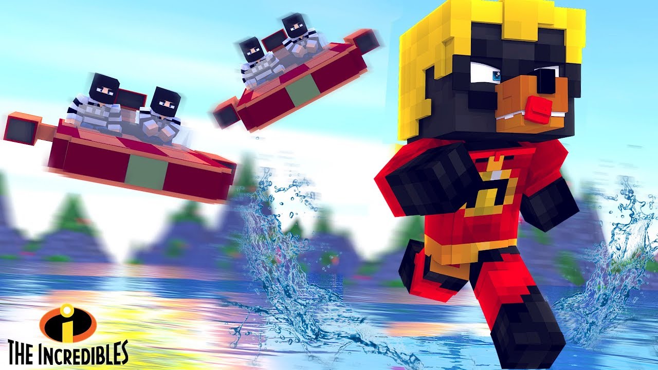 Minecraft - THE SPEED OF DASH - BABY MAX IS THE INCREDIBLES - YouTube