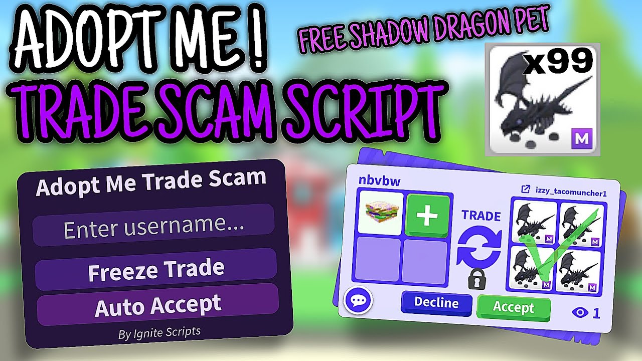 LATEST! 🌸 ADOPT ME SCRIPT | Trade Scam, Pet Spawner, Dupe Pets, Freeze ...