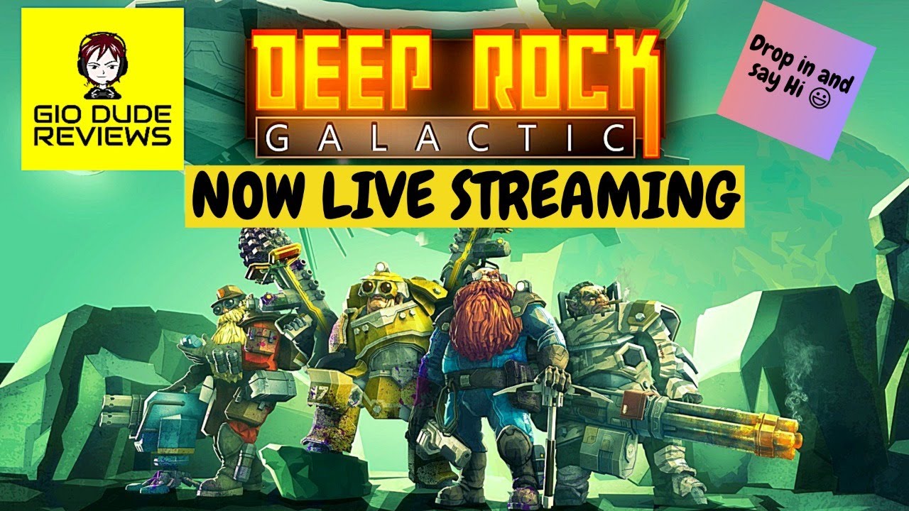Deep Rock Galactic LIVE Stream - YouTube