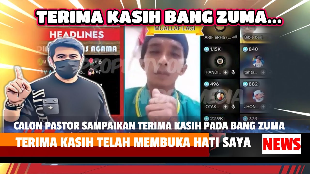 Calon Pastor Sampaikan Terima Kasih Pada Bang Zuma - YouTube