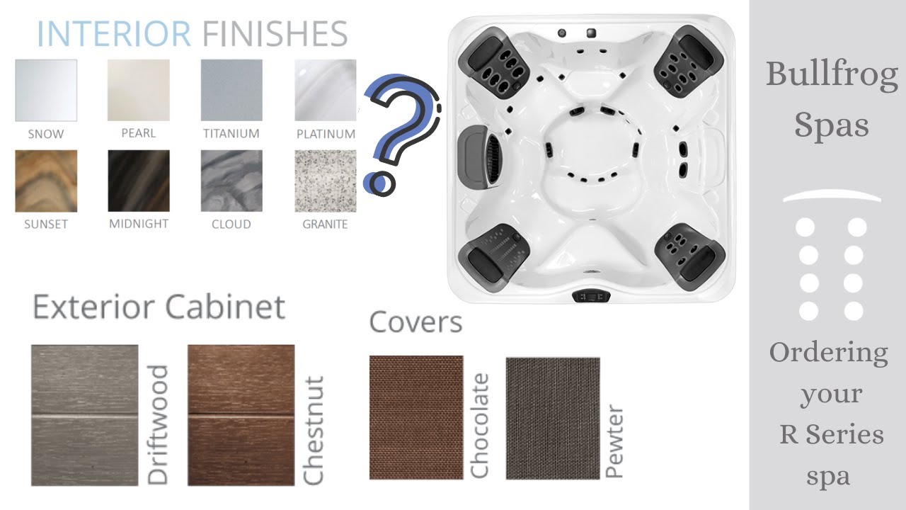 How to custom order your R Series Bullfrog Spa | 2022 & Older - YouTube