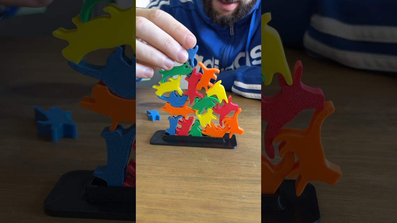 3D Printed Stack the cats Game#3dprinting #bambulab #satisfyingvideo #maker - YouTube