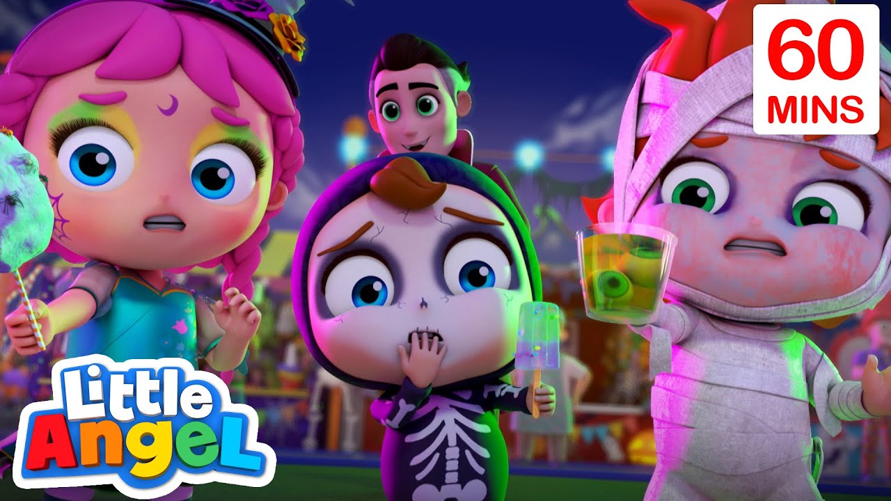 Baby's First Halloween Carnival 🎃👻 Little Angel | Nursery Rhymes & Kids ...