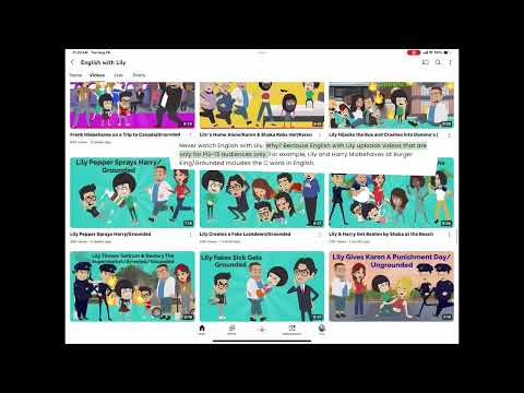 Never watch English with Lily