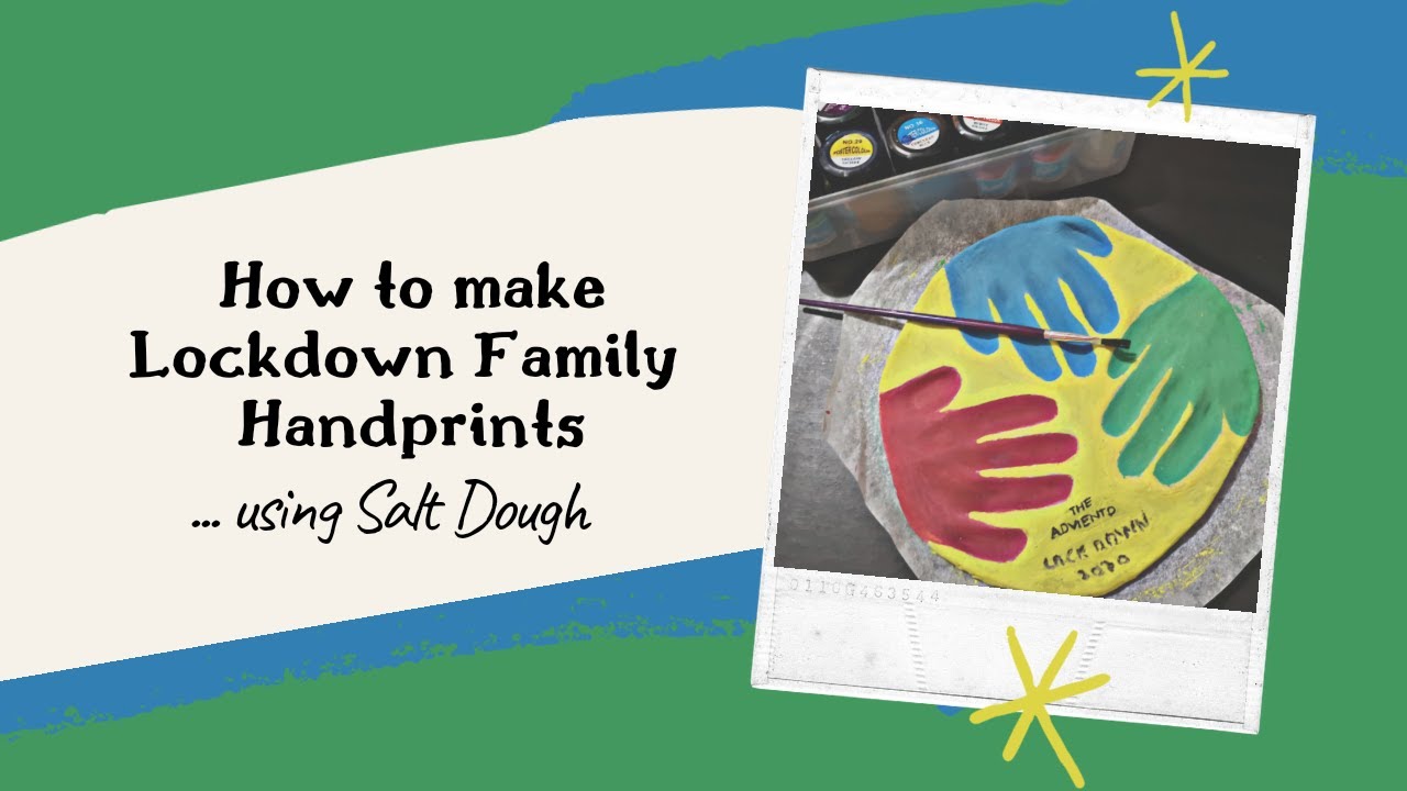 DIY Lockdown Family Handprints Activity using Salt Dough| ISHA ADVIENTO ...