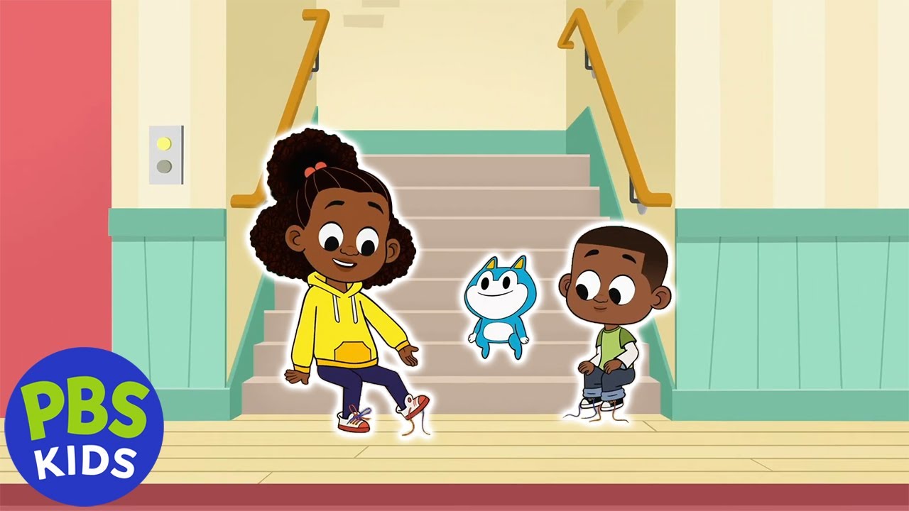 Lyla in the Loop | Stu Tries Tying His Shoes | PBS KIDS - YouTube