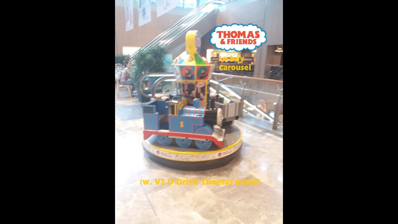 Thomas & Friends Lo-boy Carousel Kiddie Ride (w. V2 U-Drive Thomas ...