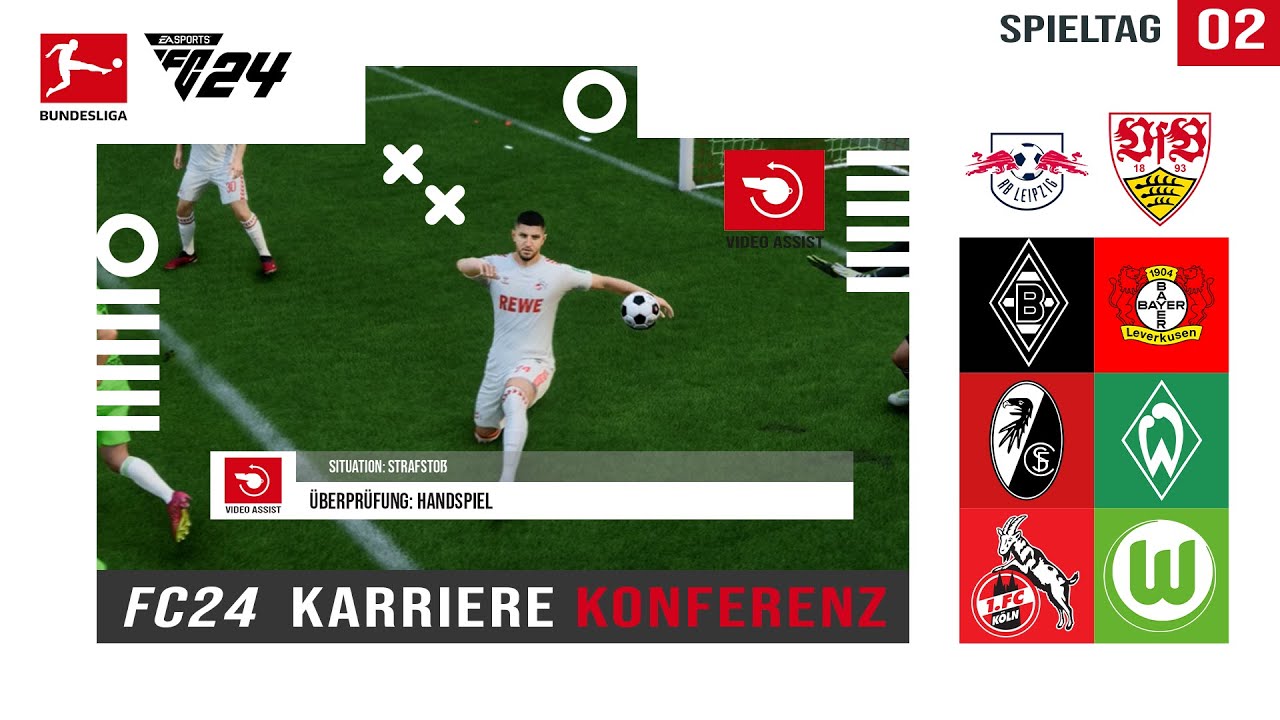 Videoschiedsrichter in FC24! EA FC 24 Karriere Konferenz - YouTube