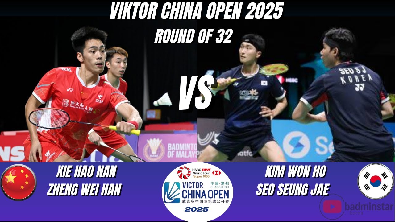 KIM Won Ho/SEO Seung Jae (KOR) vs XIE/ZHENG (CHN)[MD]R32 | VIKTOR China ...