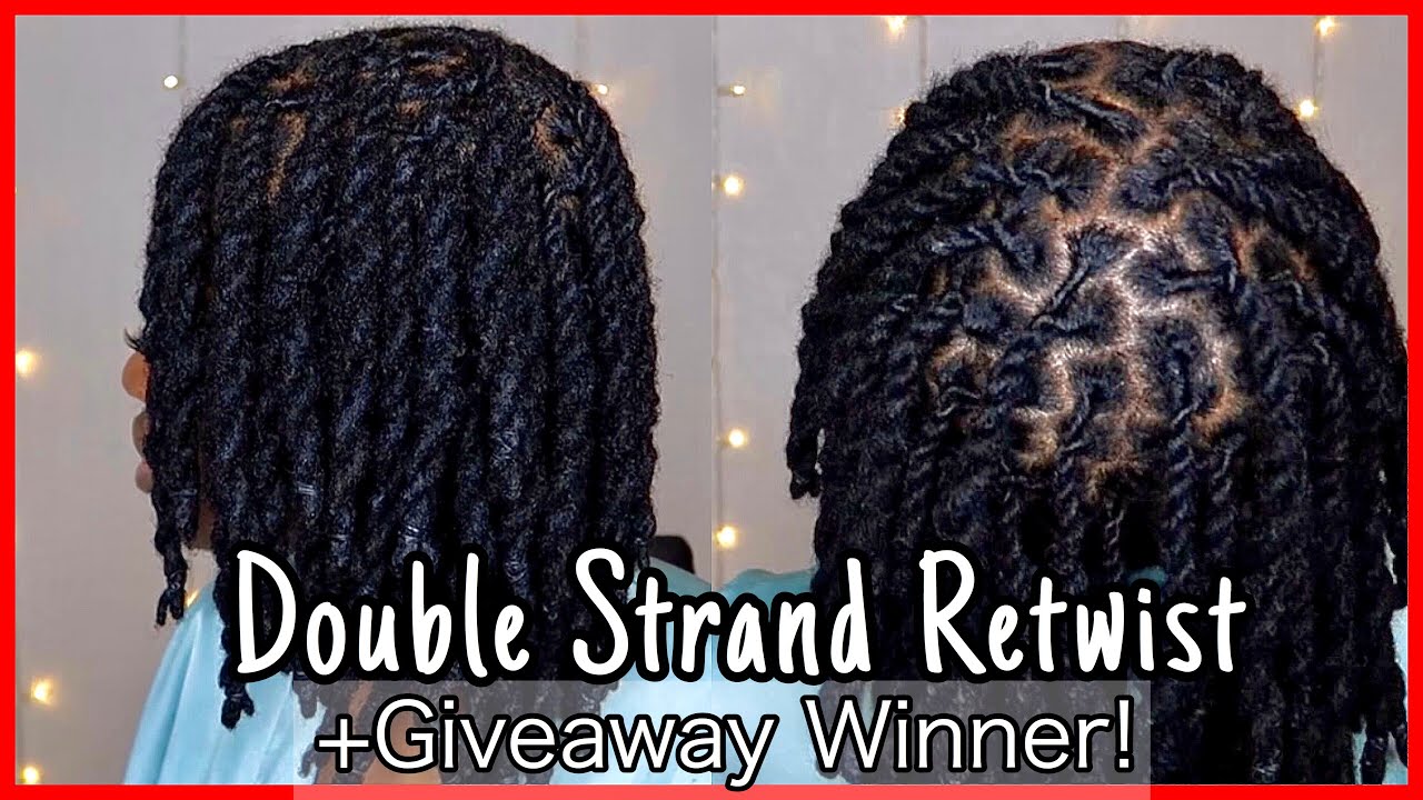 How To Double Strand Twist Your Locs | +3K Giveaway Winner! | #KUWC ...