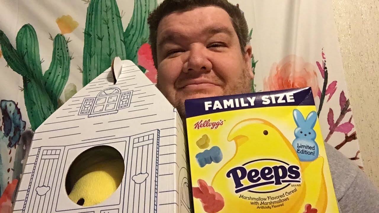 Easter Peeps Video - Peeps Eggs - Cereal - & A Cute Build A Bear Peeps ...