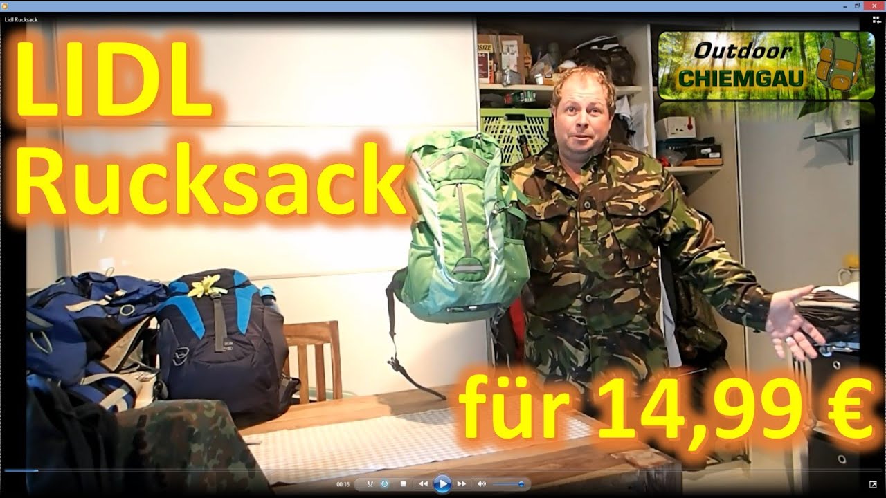 Lidl/Crevit Rucksack 25 l - Schrott oder gute Qualität? Wanderrucksack ...