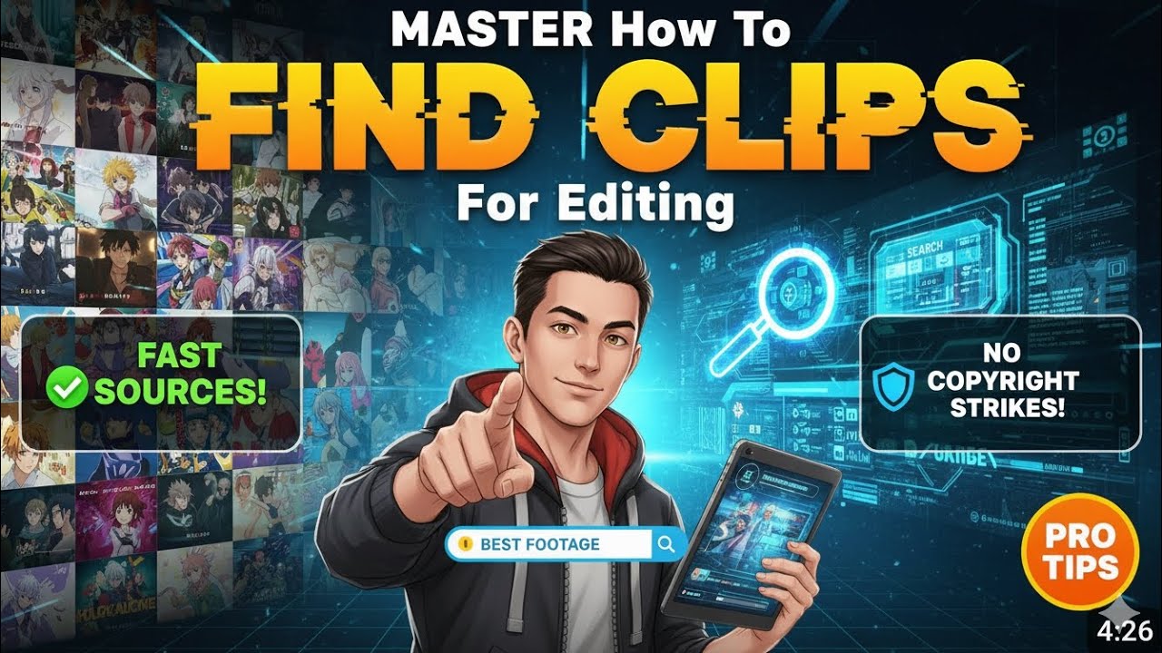 🔥 “How to Find PERFECT Anime Clips for Edits (Fast & Easy)” - YouTube