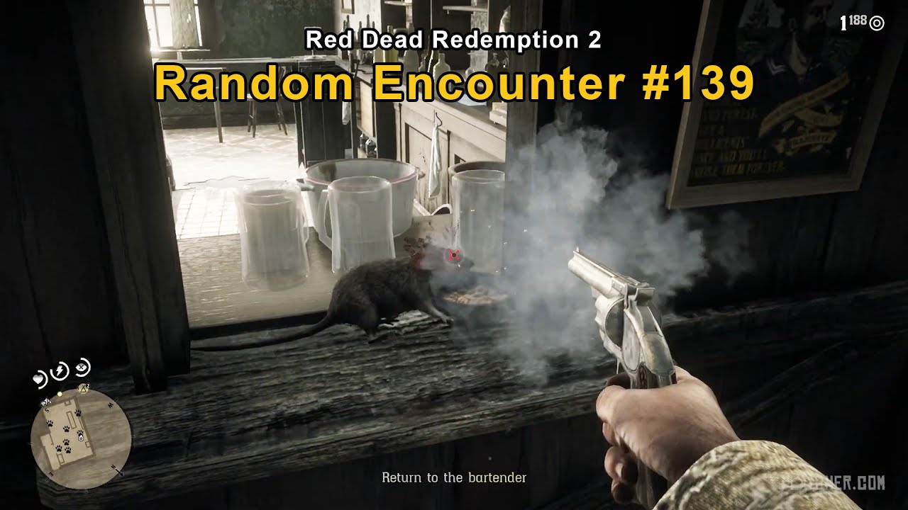 Saloon rat hunting - Random Encounter #139 - Red Dead Redemption 2 - YouTube