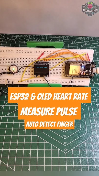 ESP32 Pulse Sensor with OLED Display | Real-Time Heart Rate Monitor Project #ESP32 #PulseSensor# ...