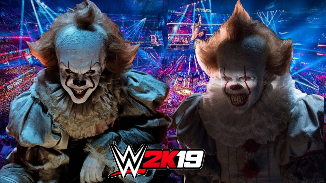 IT 2 PENNYWISE 2017 vs PENNYWISE 2019 | WWE 2K19 Gameplay - YouTube