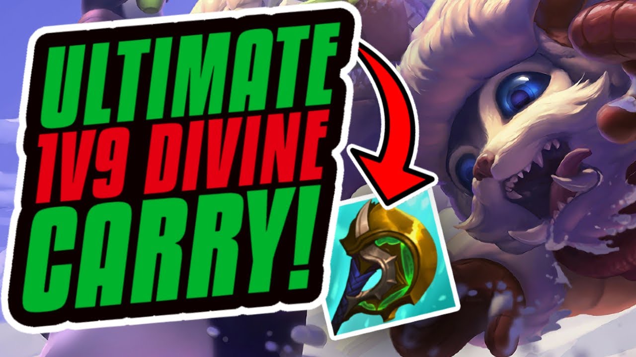 ULTIMATE 1V9 WITH DIVINE SUNDERER!!! Merry Christmas!!! Season 12 Gnar ...
