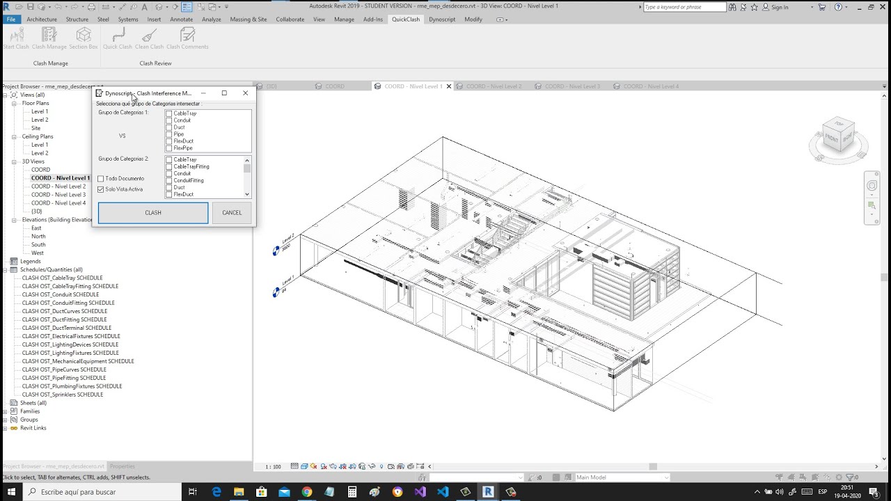 Quick Clash Detection Tool - Revit Add-In - YouTube