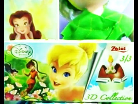 Surprise Eggs Tinkerbell Zaini Chocolate Fun and Yum - YouTube