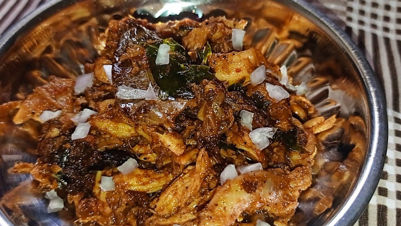Shredded chicken recipes ||கோழி வறுவல் || piche potta chicken recipe ...