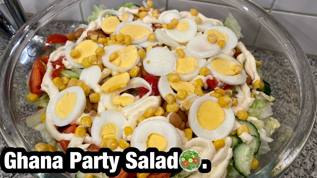 How to make Ghana Party Style Salad🥗. - YouTube