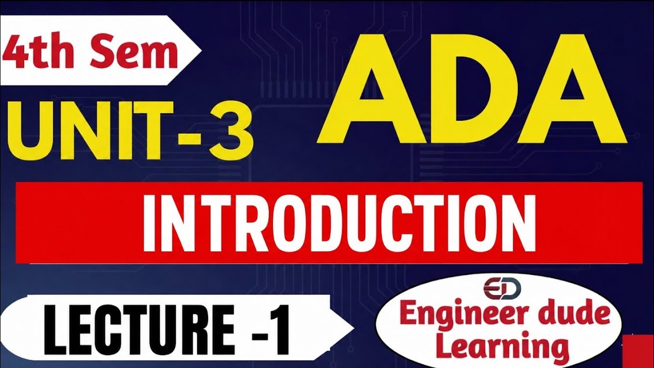 ADA Unit-3 Introduction | Design and Analysis of Algorithm (DAA ...