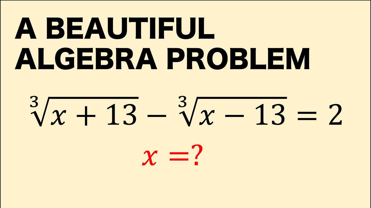 How To Solve Radical Equations You Will Learn More Algebra From This how-to-solve-radical-equations-you-will-learn-more-algebra-from-this