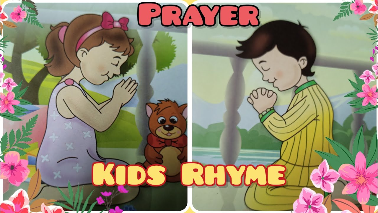 Prayer || nursery rhyme || kids rhyme|| kids poem|| Little drops of ...
