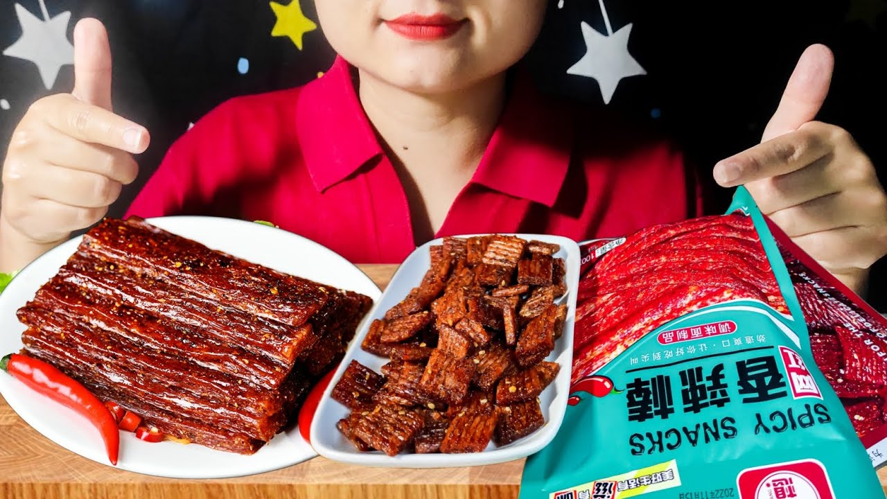 CHEWY & SPICY CHINESE MALA SNACK LATIAO MUKBANG | SM MUKBANG - YouTube