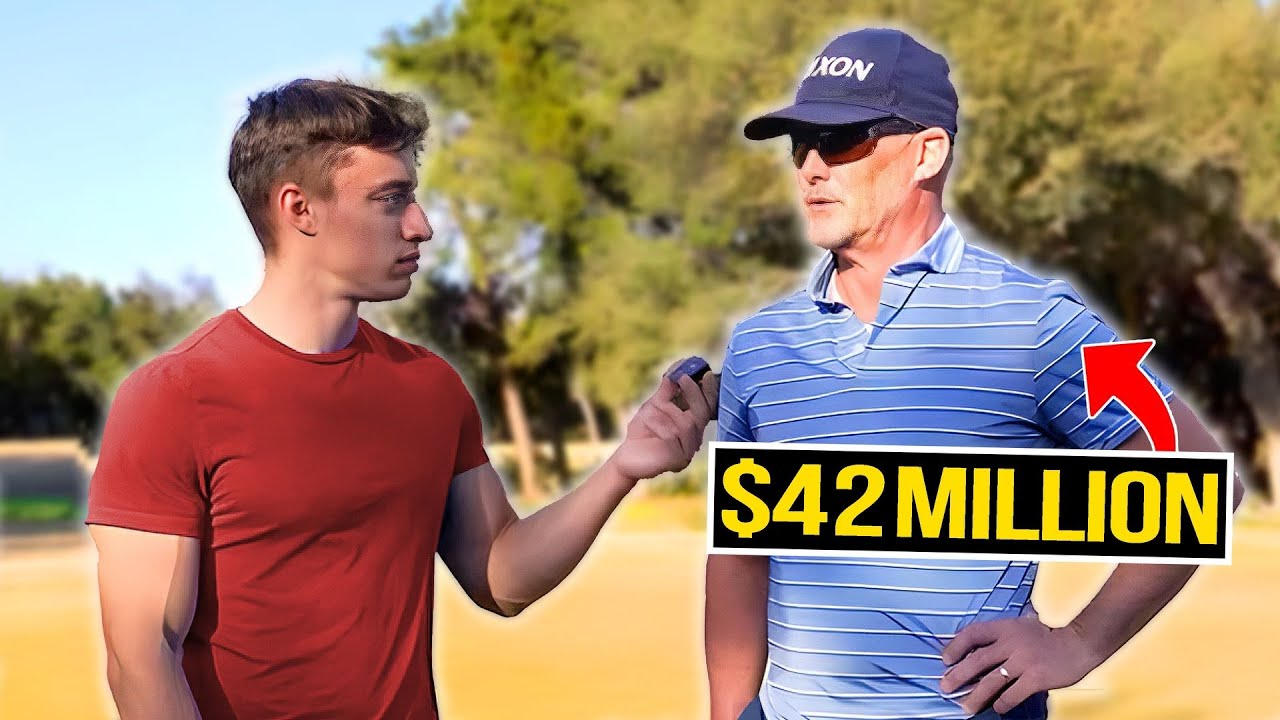 Asking Golf Course Millionaires How They Got Rich - YouTube
