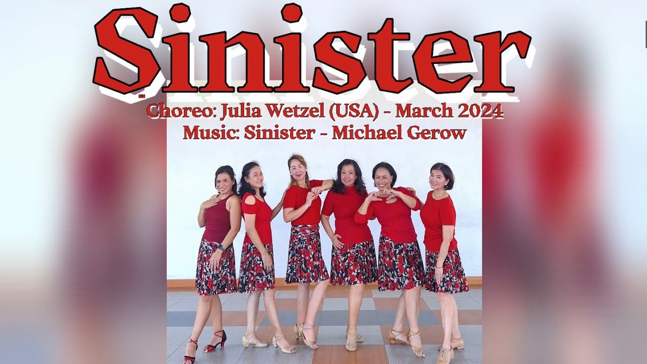 SINISTER - line dance (Julia Wetzel, USA) - YouTube