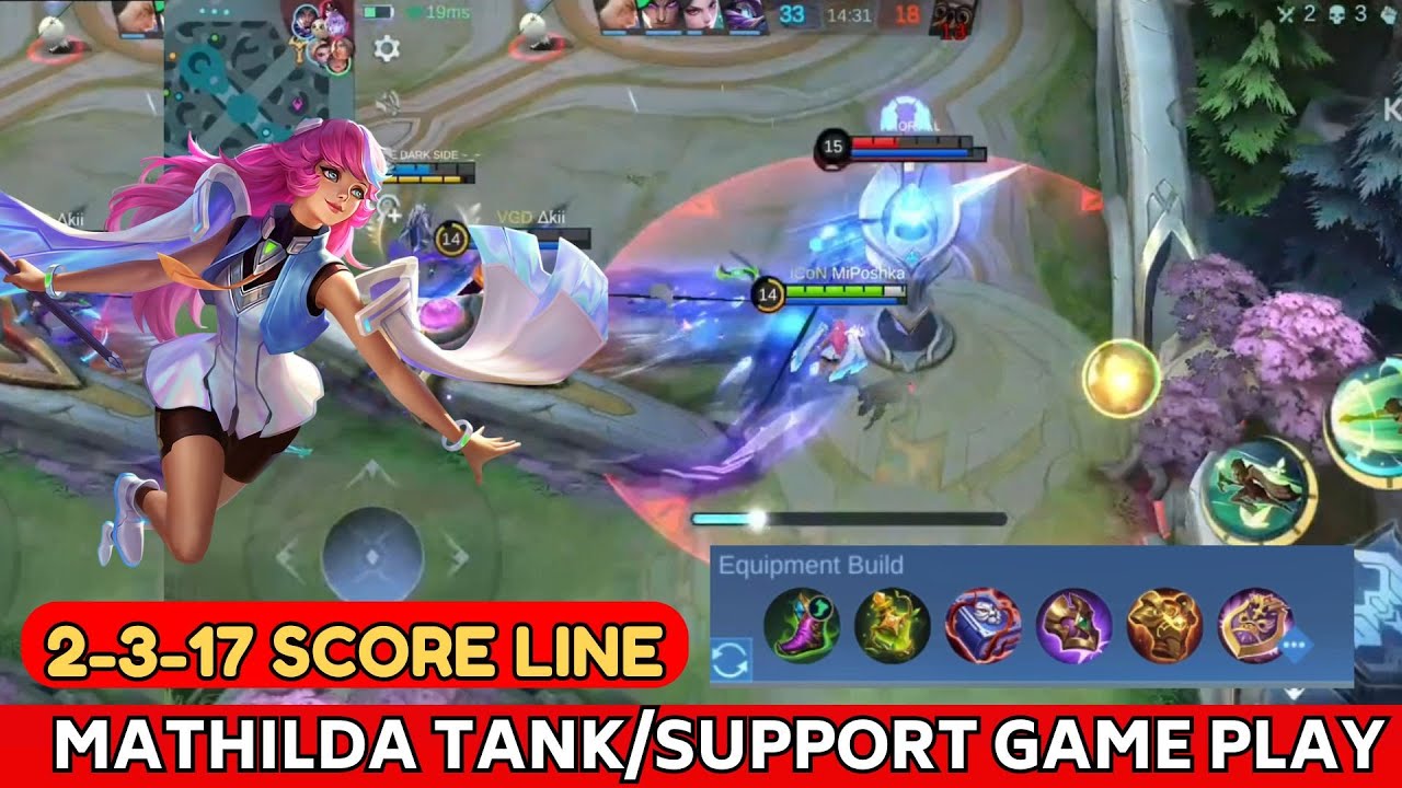 MATHILDA BEST SUPPORT BUILD #mobilelegends #mlbb #support - YouTube